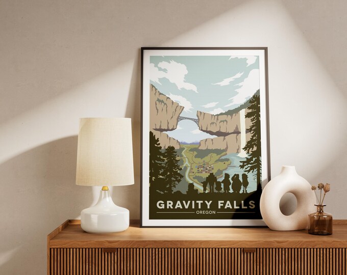 Mystery Shack Gravity Falls Art Print - Etsy Canada