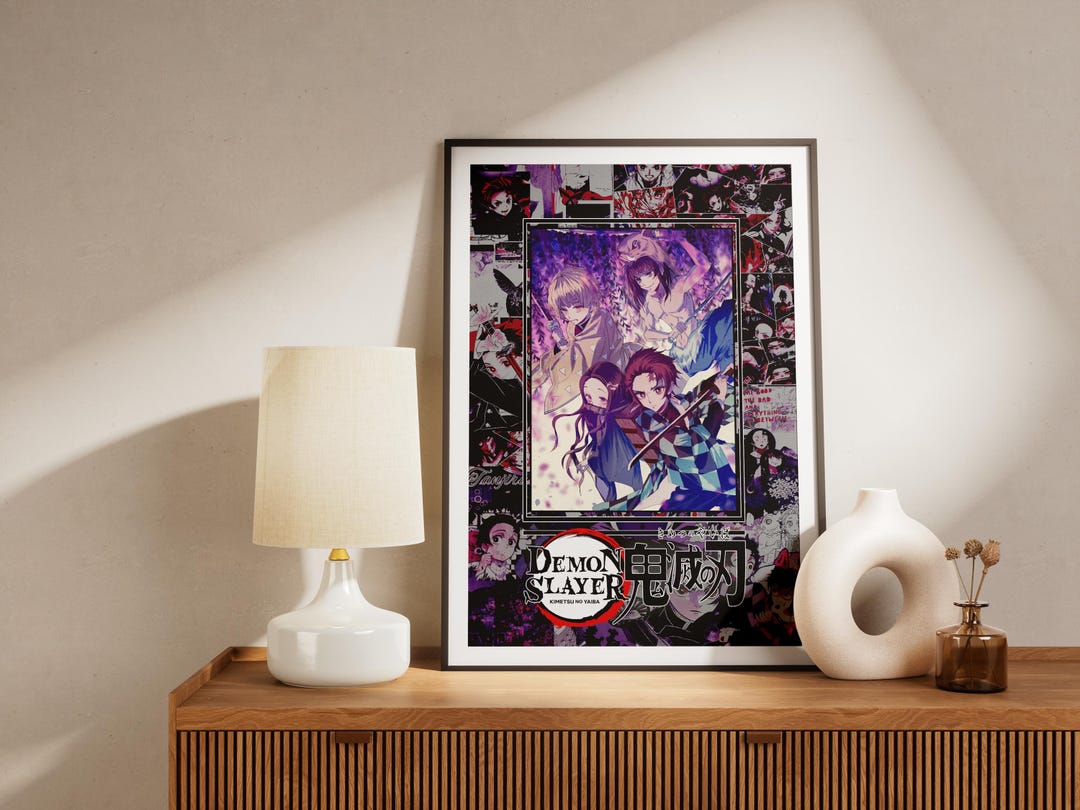 Anime Gifts Demon Poster Blade of Demon Destruction Poster Demon Anime ...