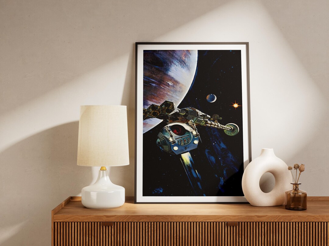 2001 A Space Odyssey Poster Space Odyssey Minimalist Poster Stanley ...