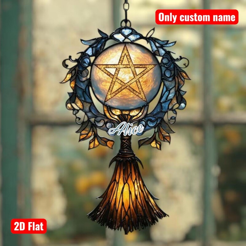 Wiccan Stain Glass - Etsy