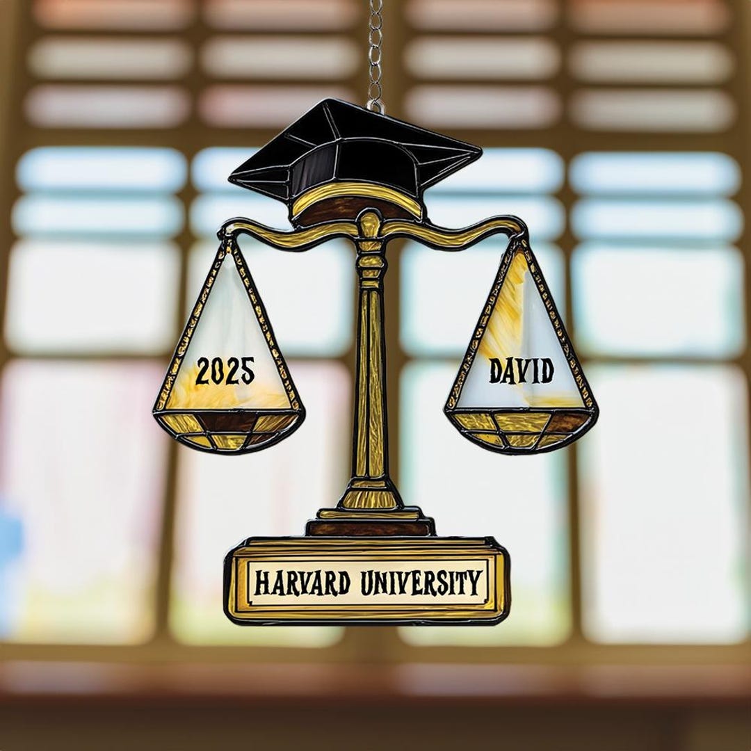 Graduation Scale Suncatcher, Personalized Acrylic Window Hanging for ...