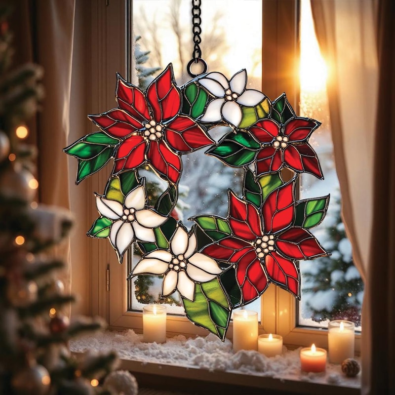 Holiday Suncatcher - Etsy
