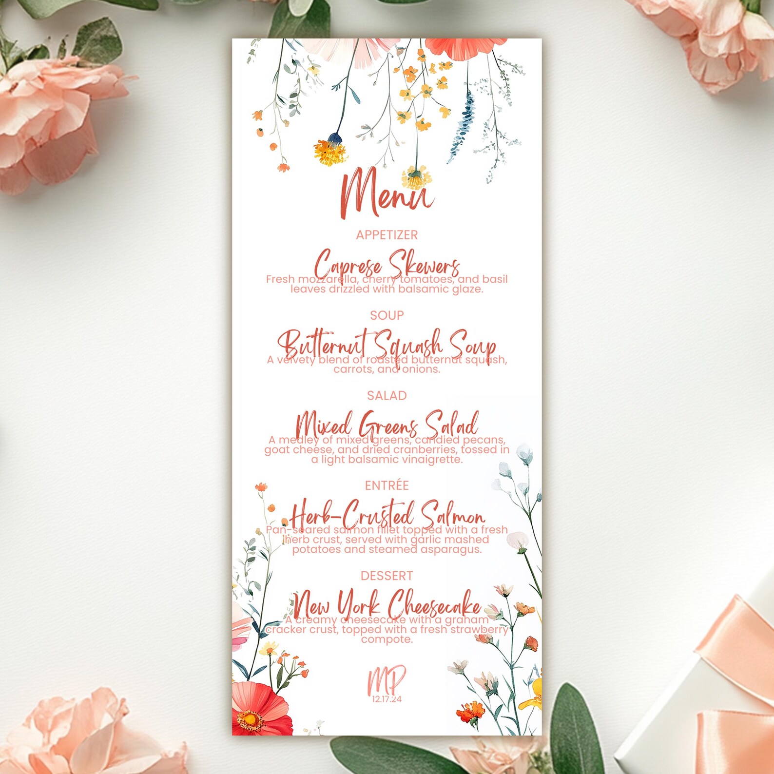 Menu Cards, Menu Template, Menu Template Download, Menu Template Canva ...