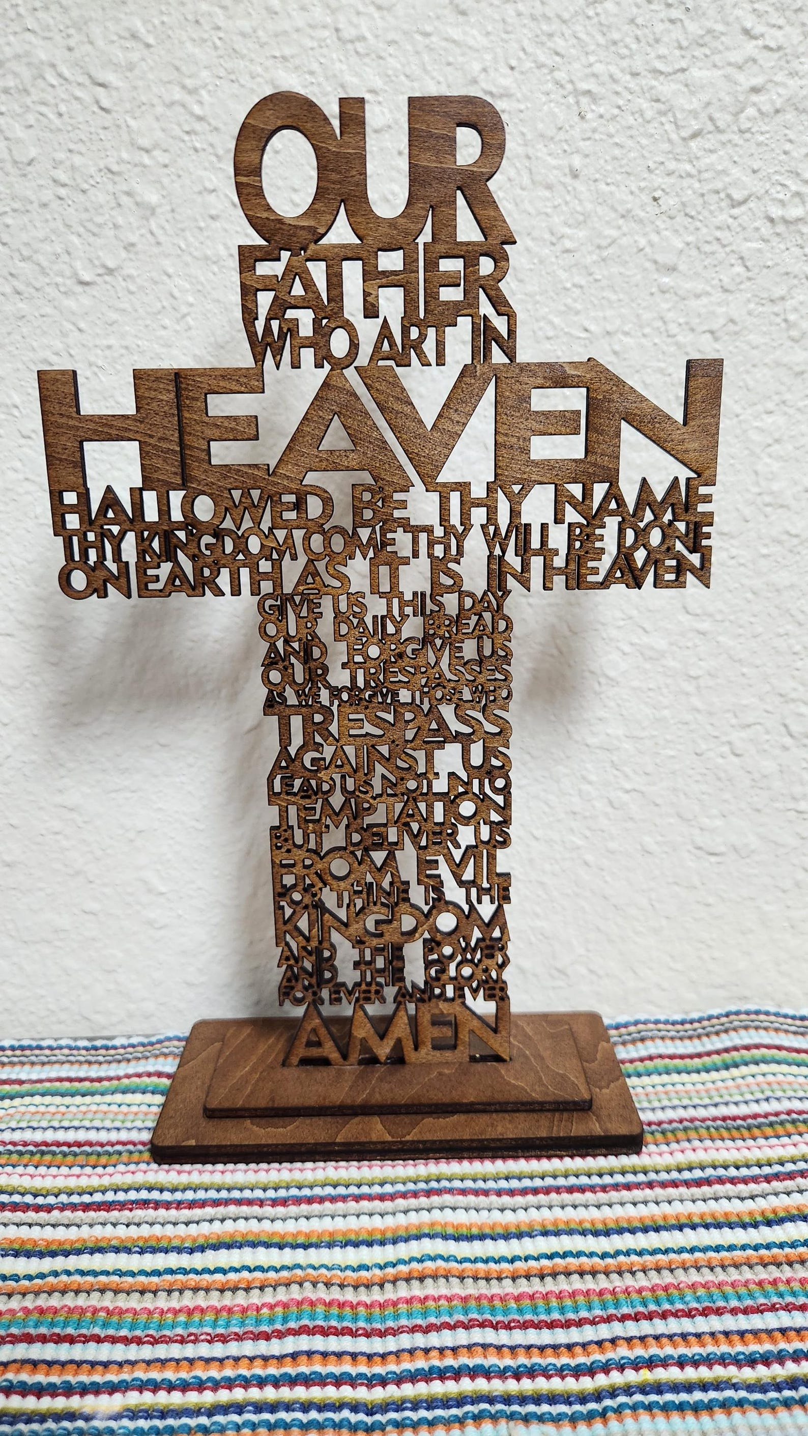 Lords Prayer Cross - Etsy