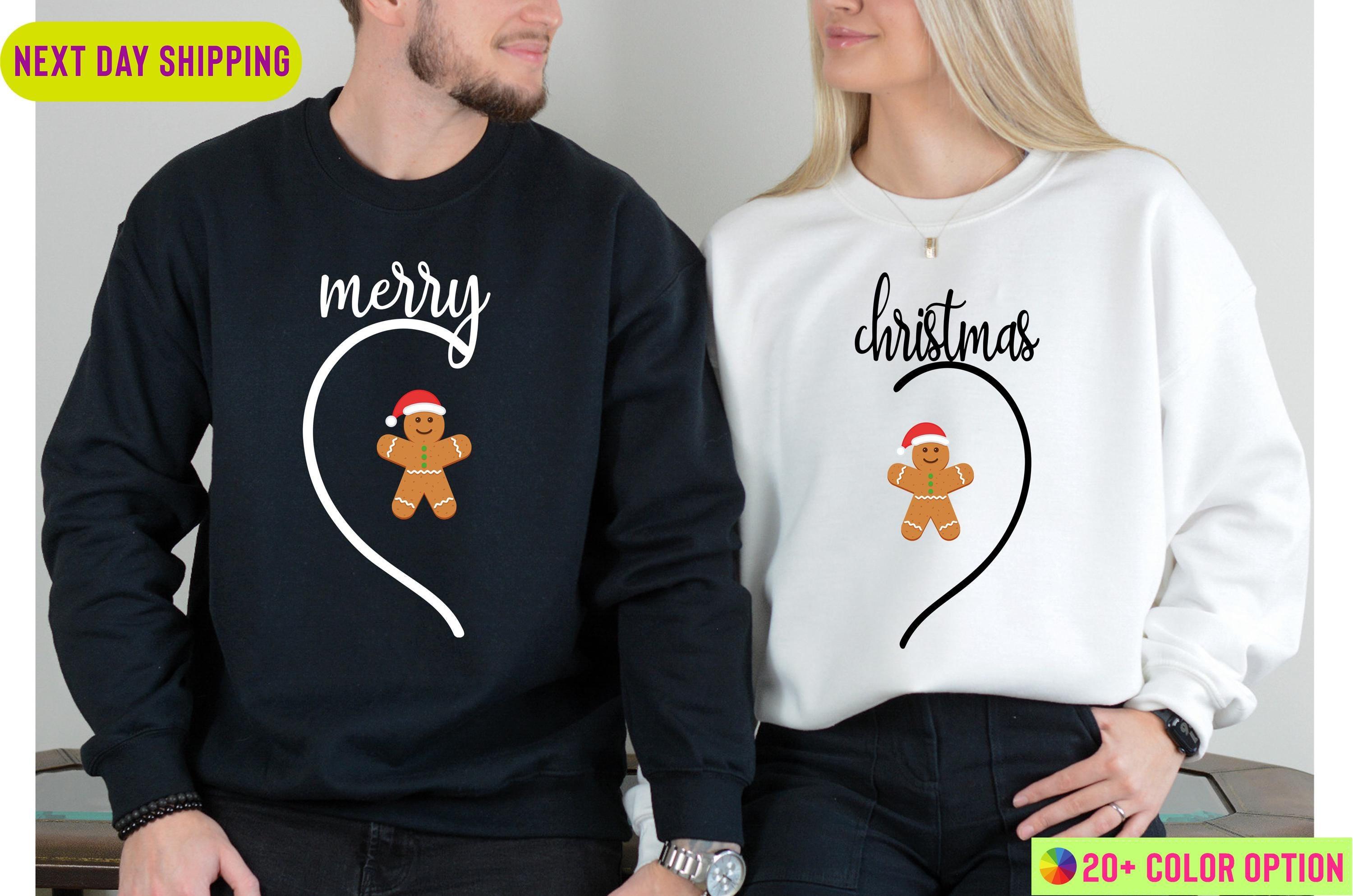 Christmas Couple Matching Sweatshirt, Merry Christmas Couples ...