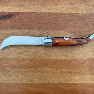 3.7" Hawkbill Skinning Tranchete Spanish Navaja Teja Pocket Knife ...
