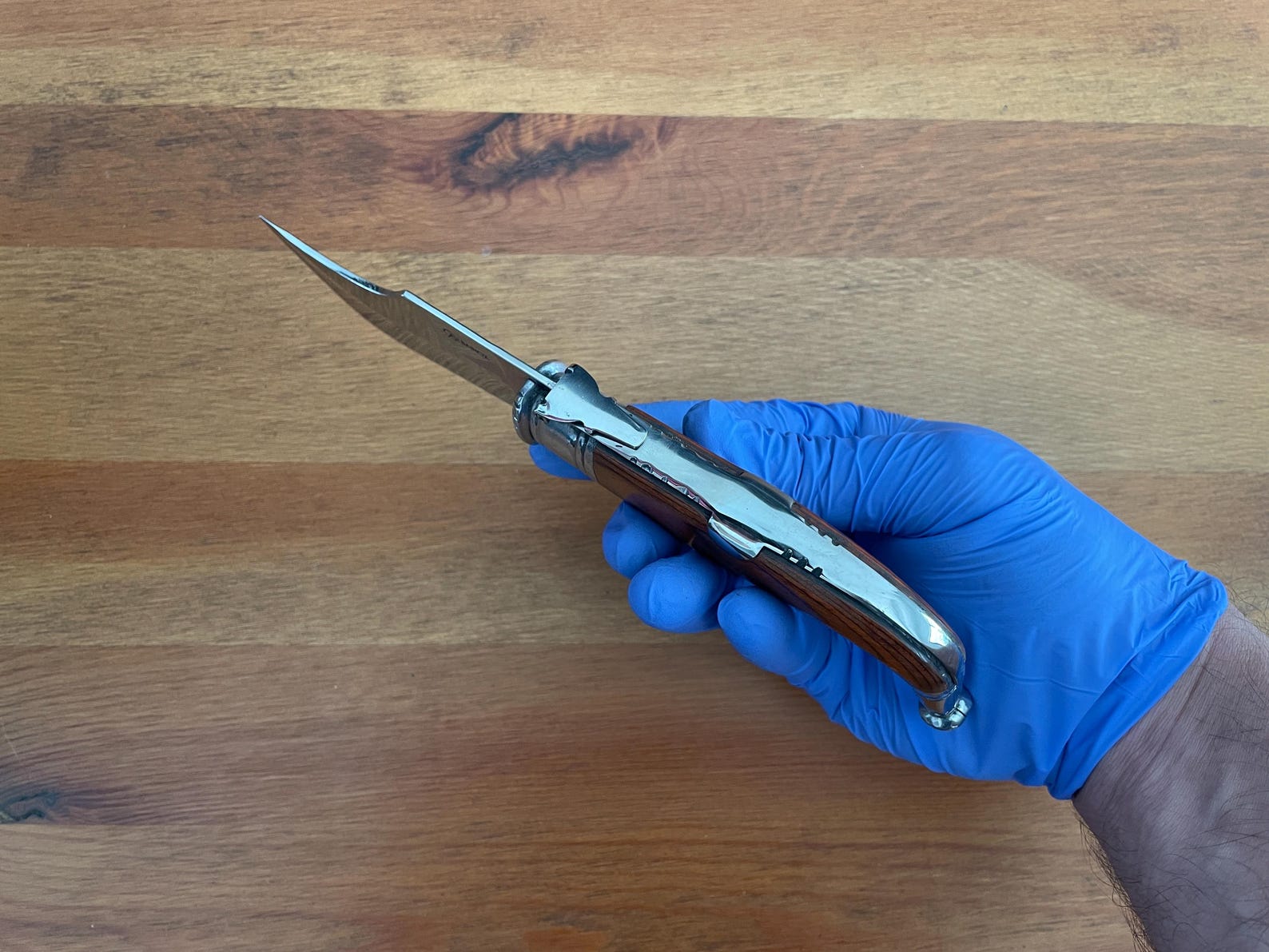 3.5” Spanish Navaja Capaora Pocket Knife Red Stamina Wood - USA Seller ...