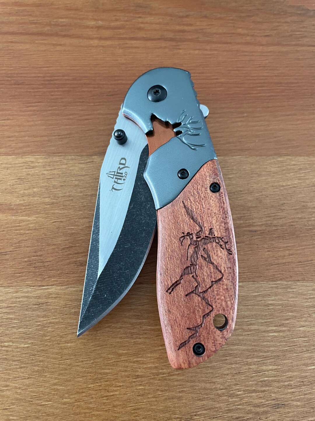 3.5" 420 Stain Steel Blade Pocket Knife Navaja Pocket Clip Assisted ...