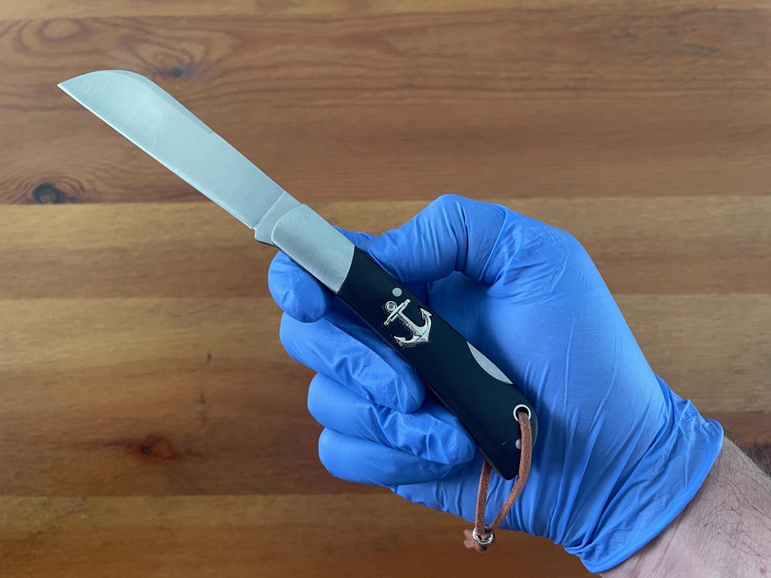 3.15" Beak Marin Navaja Pocket Knife Sailor / Marinera Black Stamina ...