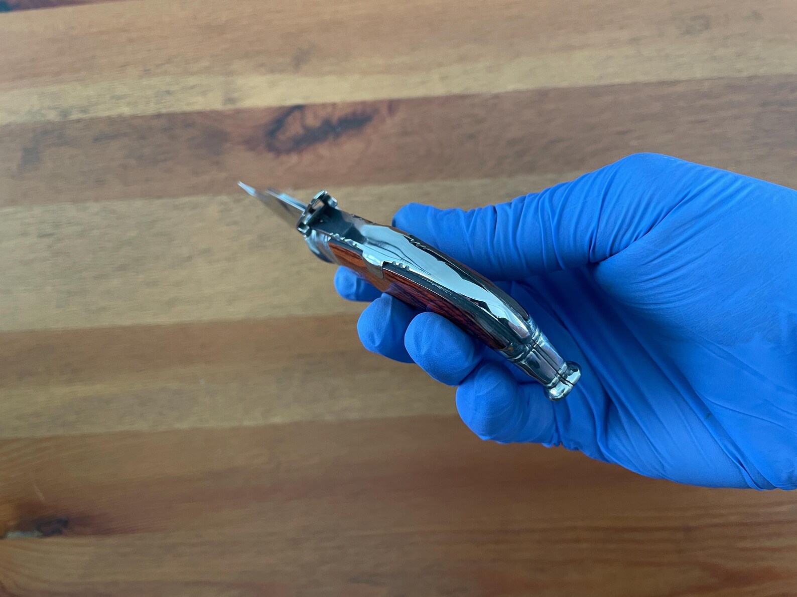 2.55” Spanish Navaja Capaora Pocket Knife Red Stamina Wood Scales - USA ...