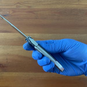 3.14" Spanish Navaja Pocket Knife Bull Horn Scales With Ratchet ...