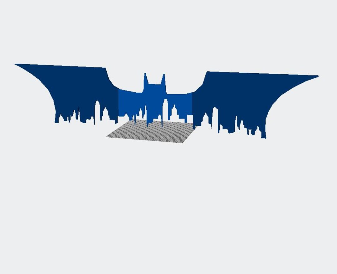 Big Batman Symbol Gotham Wall Art - Etsy