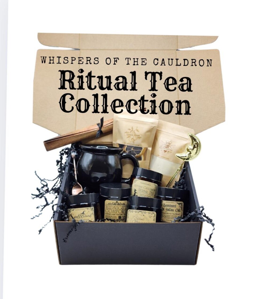 Whispers of the Cauldron Ritual Tea Collection Witches Divination Tea ...