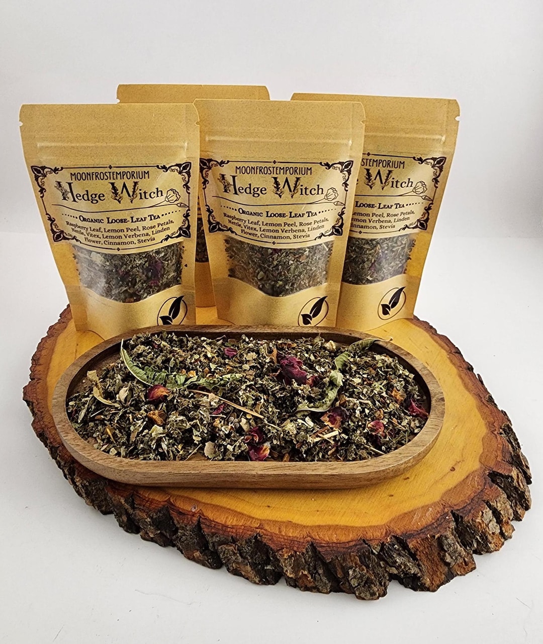 Hedge Witch Tea Organic Herbal Tea Witches Ritual Brew Loose Leaf ...