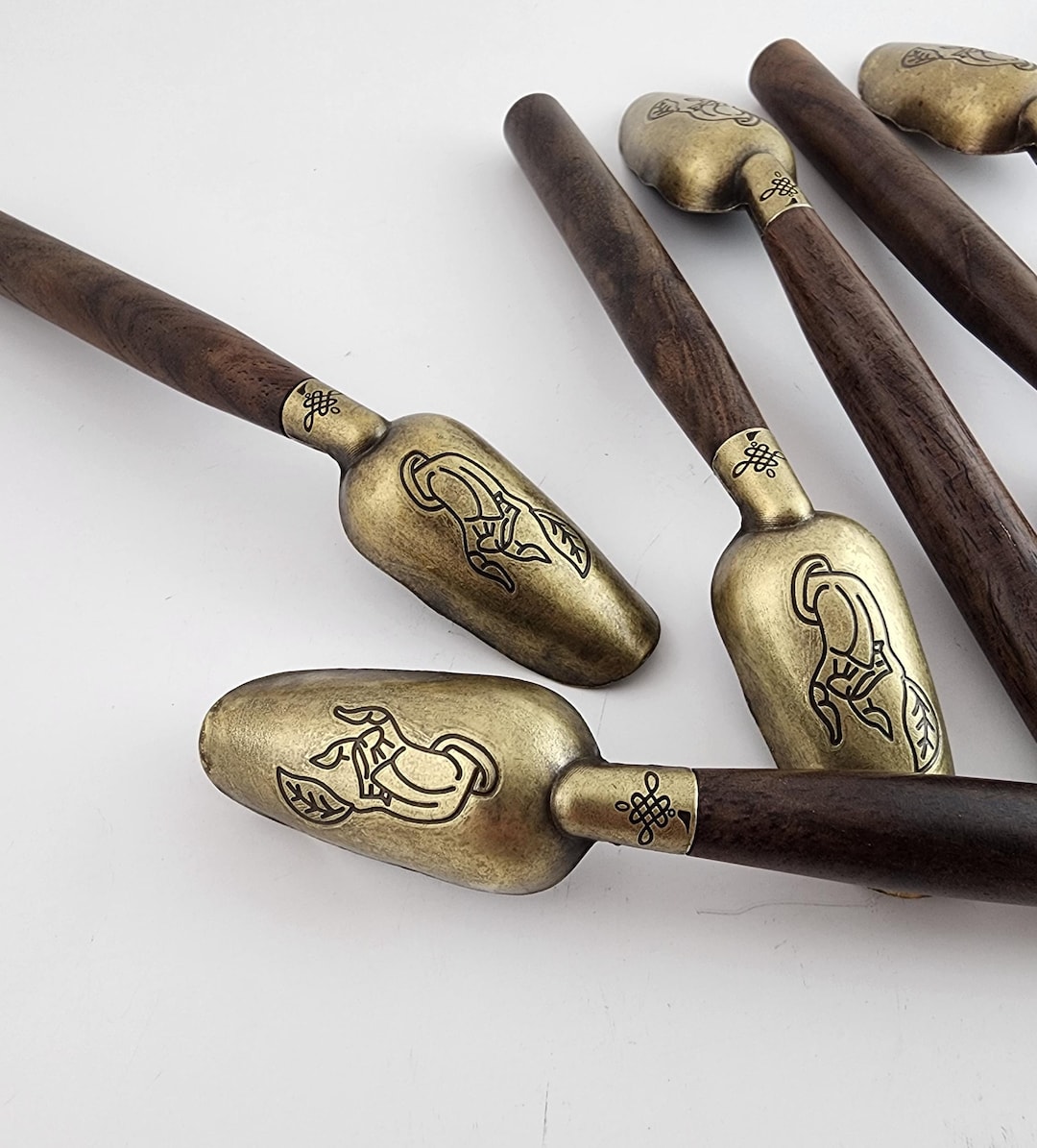 Magickal Witches Spoon Enchanted Engraved Witch Spoon for Herbs Tea ...