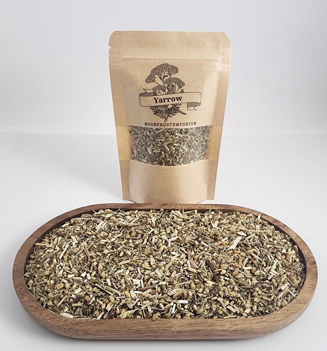 Yarrow Premium Organic Flower & Stem Dried Herb Kitchen Witch Magickal ...