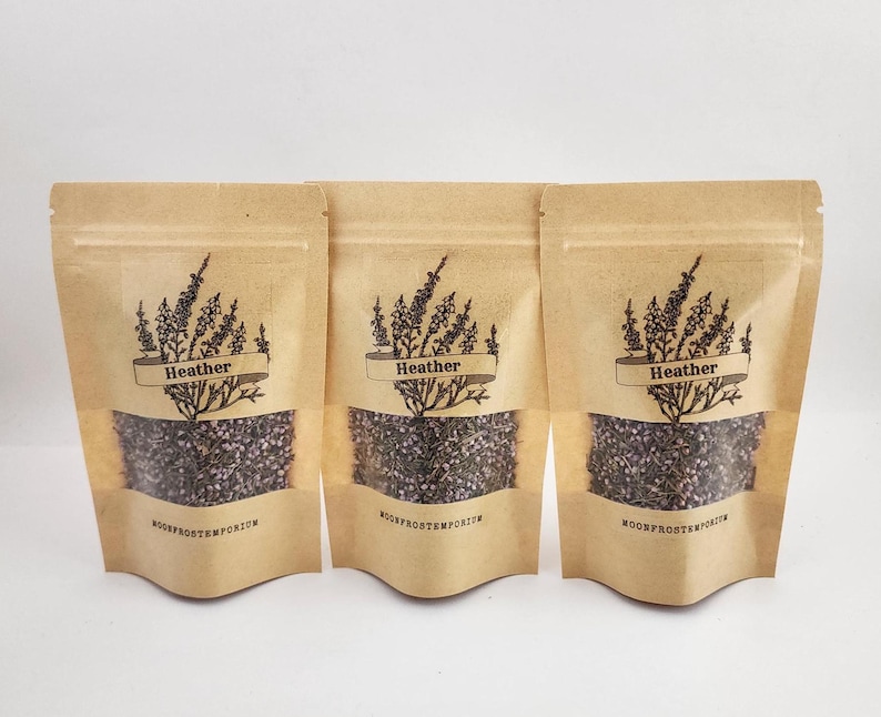 Heather Flower Organic Premium Dried Florals Kitchen Witch Magickal ...
