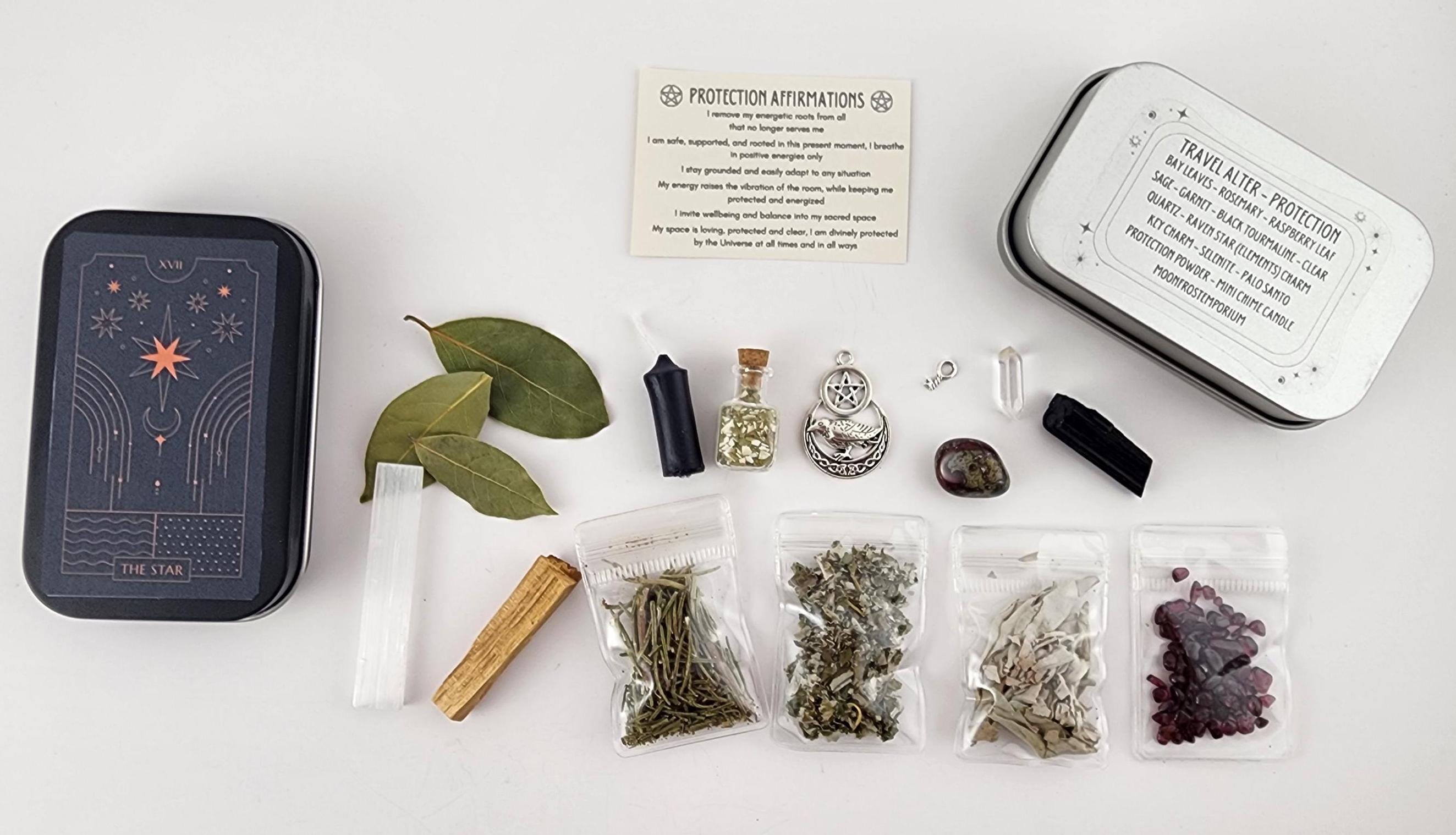Travel Altar Portable Mini Witchcraft Tin Witches Travel Altar Mini ...