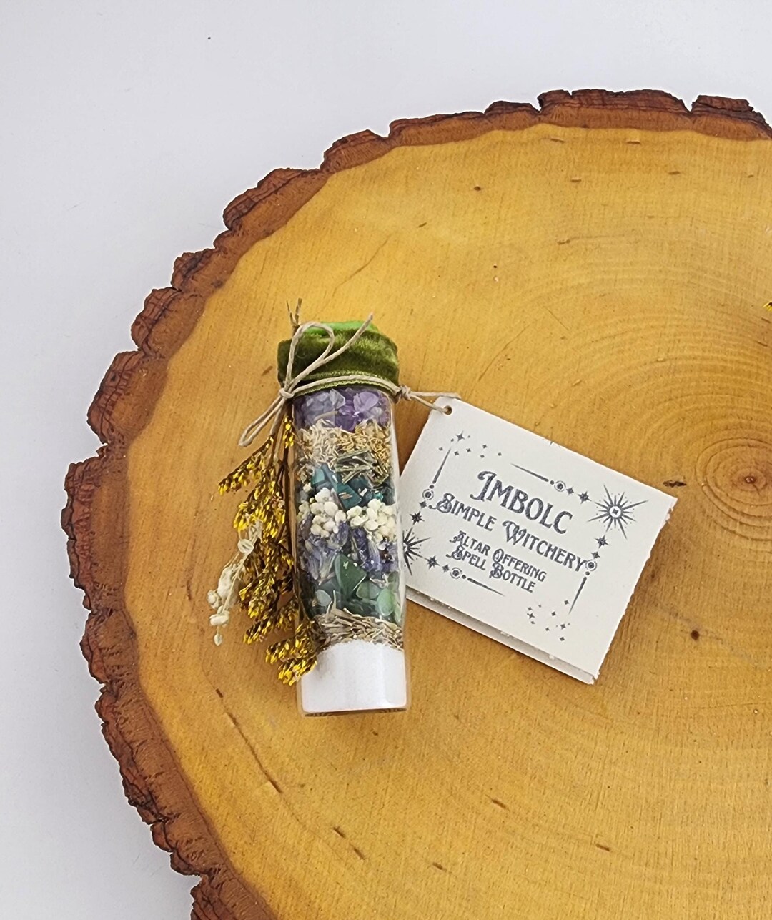 Imbolc Altar Offering Spell Bottle Simple Witchery Sabbat Offering ...