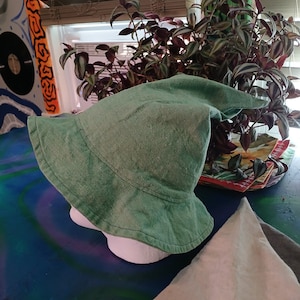 Low-key Wizard Hat | Wizard Bucket Hat | Made From Upcycled Canvas ...