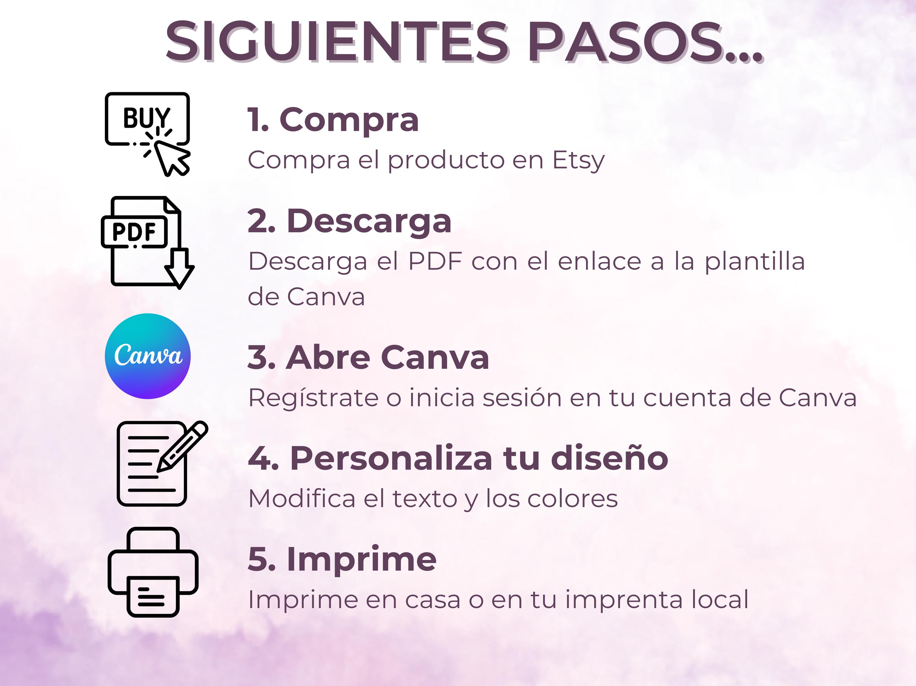Spanish Behavior Chart for Kids: Rewards & Habits (canva Template ...