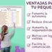 Spanish Behavior Chart for Kids: Rewards & Habits (canva Template ...