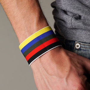 Mens Wristband Retro Fashion 90s Style Hipster Bracelets Festival ...