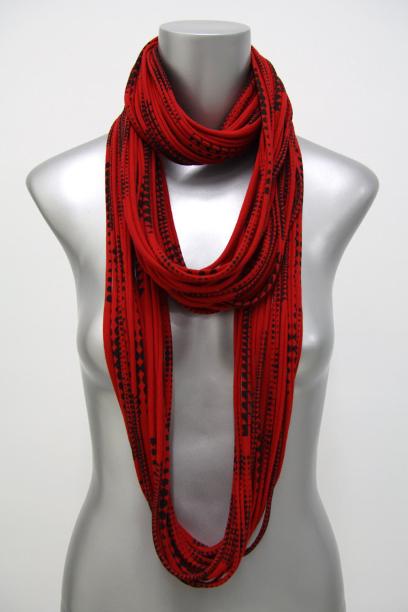 Red Scarf / Mens Scarf / Personalized Gift / Boyfriend Gift | Etsy