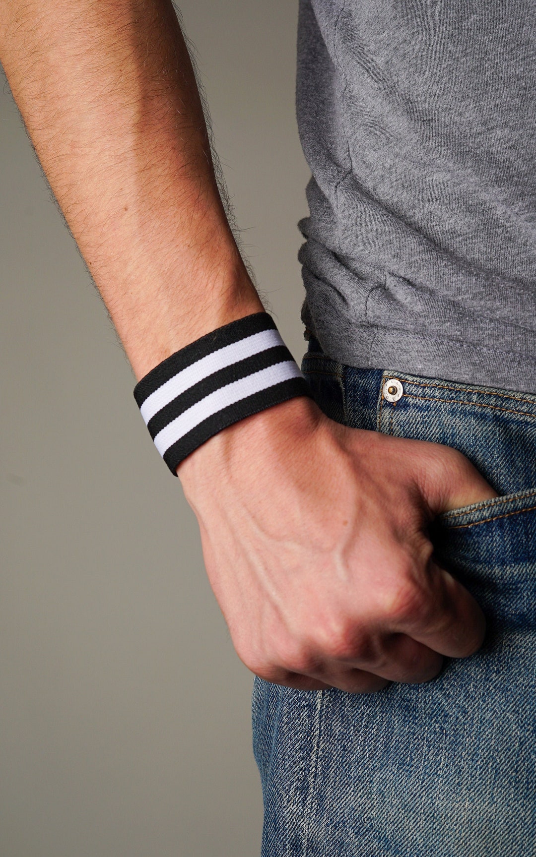 Wristband Mens Bracelets Retro Fashion 90s Style Hipster Festival ...