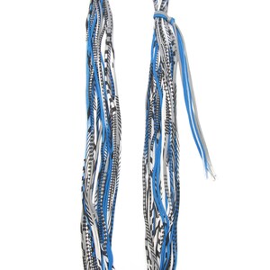 Unisex Blue Infinity Scarf Necklace / Fashion Accessories / - Etsy