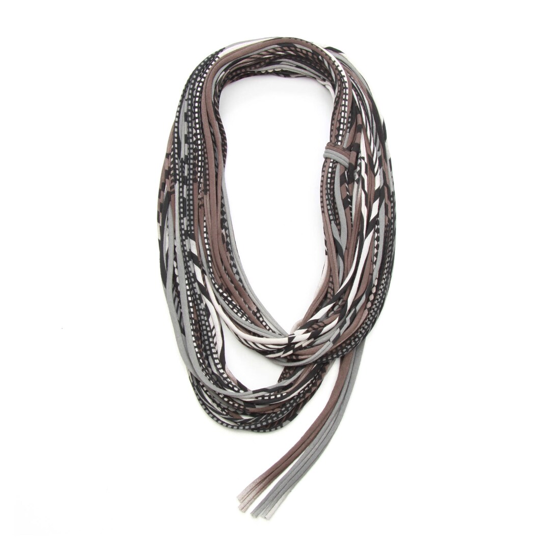 Bufanda Unisex Infinity Collar Marrón / Accesorios de Moda / Bufanda de ...