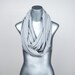Light Grey Cotton Scarf Men Lightweight Scarf Light Grey Spring Scarf ...