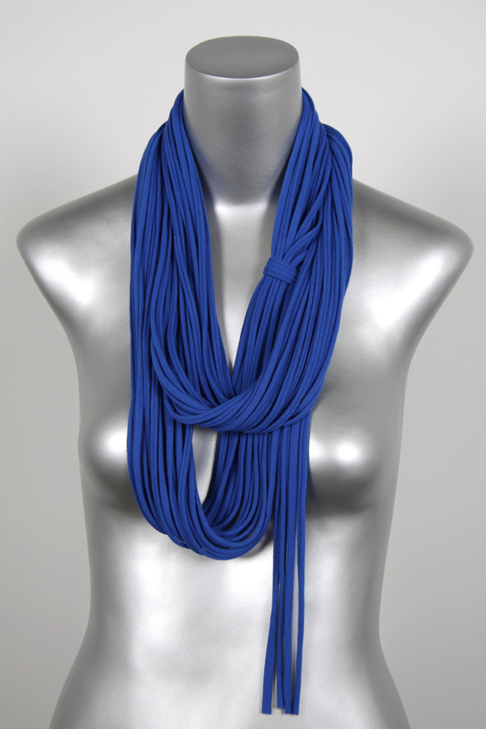Blue Scarf / Personalized Gift for Her / Fashion Accessories / - Etsy