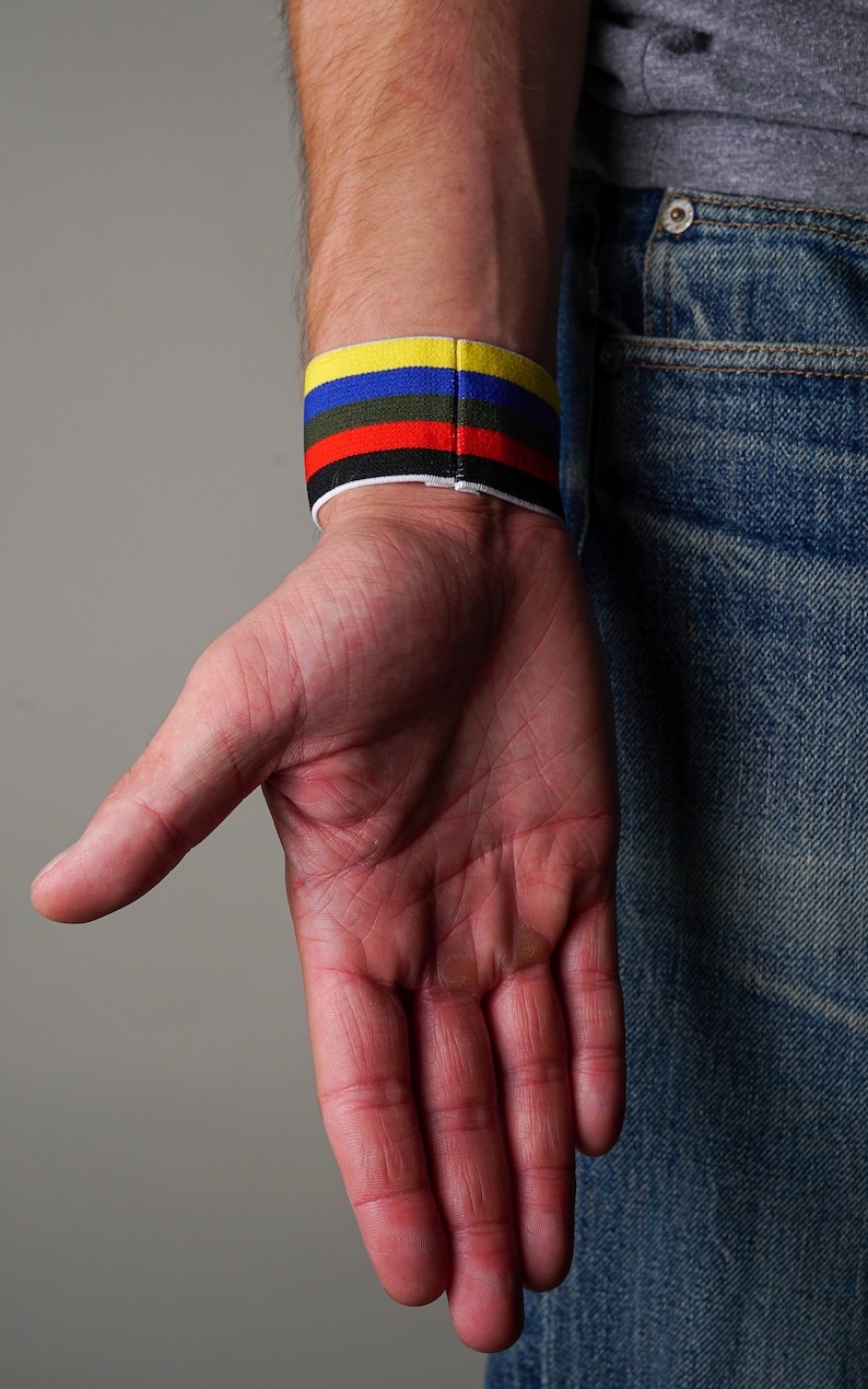 Mens Wristband Retro Fashion 90s Style Hipster Bracelets | Etsy