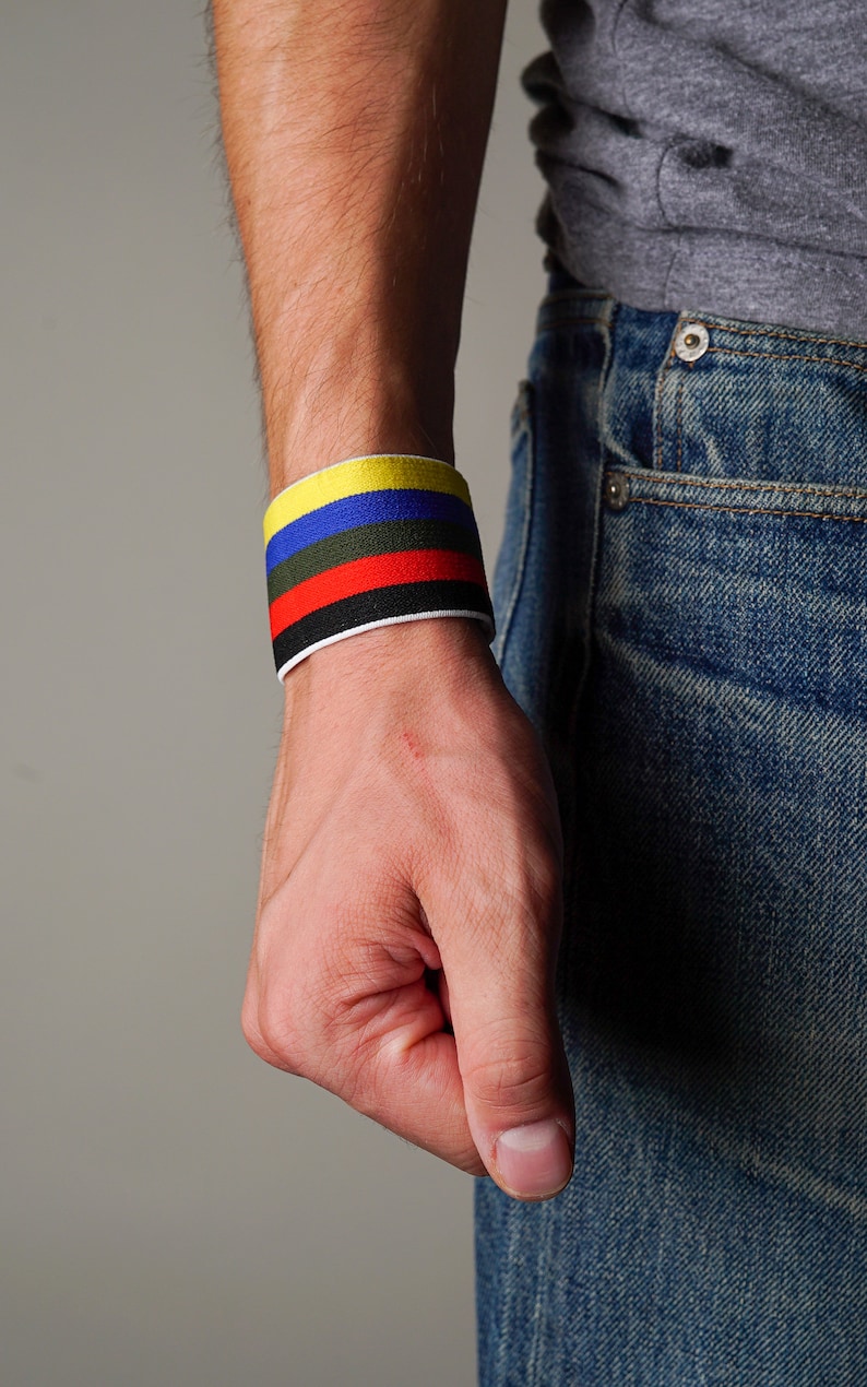 Mens Wristband Retro Fashion 90s Style Hipster Bracelets | Etsy
