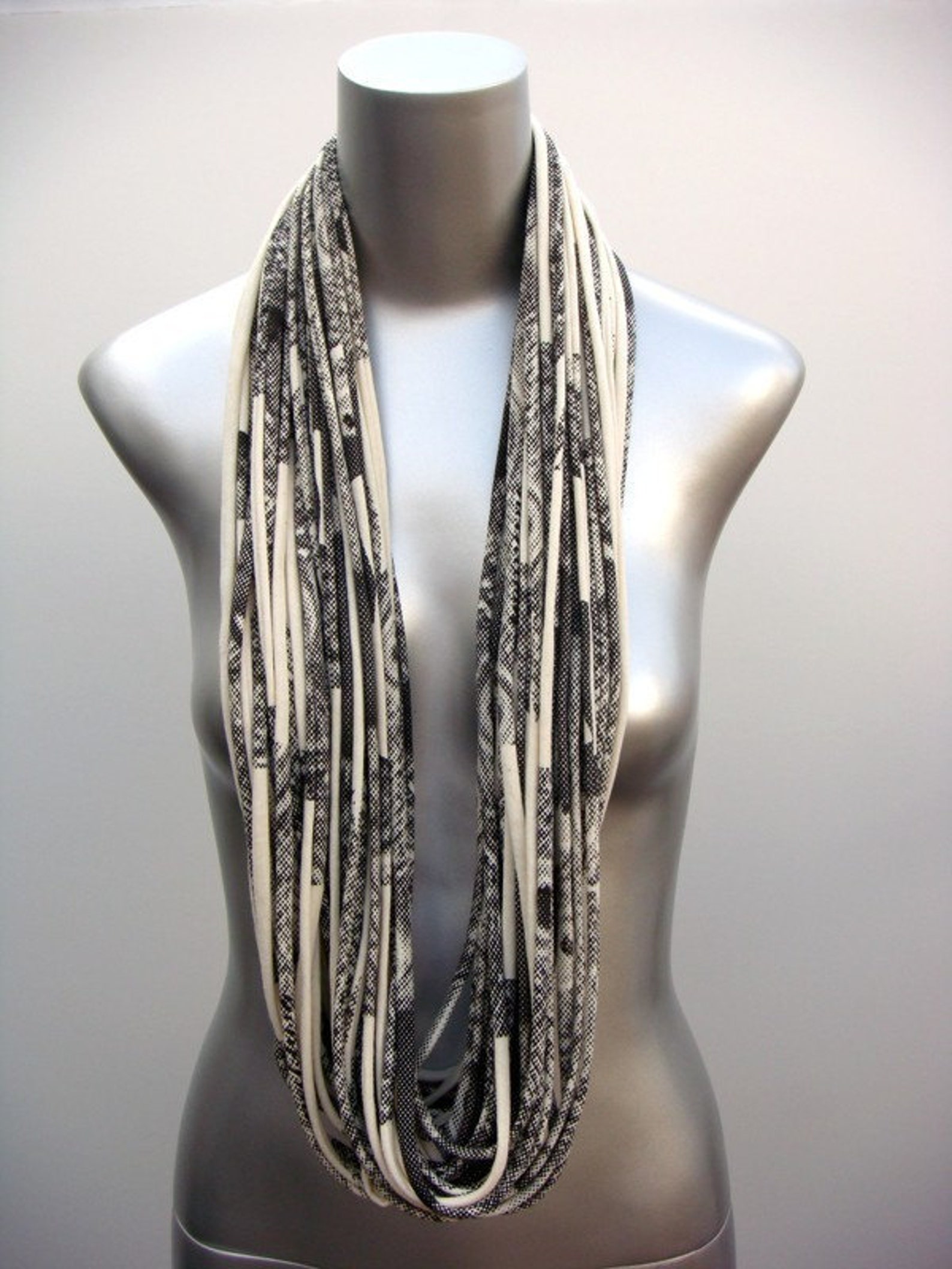 Burning Men Women White Scarf With Black Festival Womens Scarf - Etsy