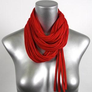 Mens Scarf / Red Scarf / Bohemian Man Festival Clothing / Personalized ...
