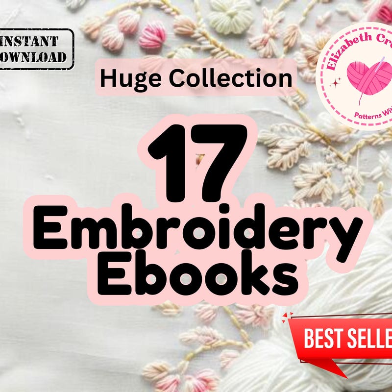 Embroidery Stitch Book - Etsy