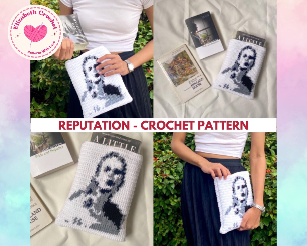 Crochet Taylor Inspired Tote Bag Crochet Pattern, Reputation Crochet ...