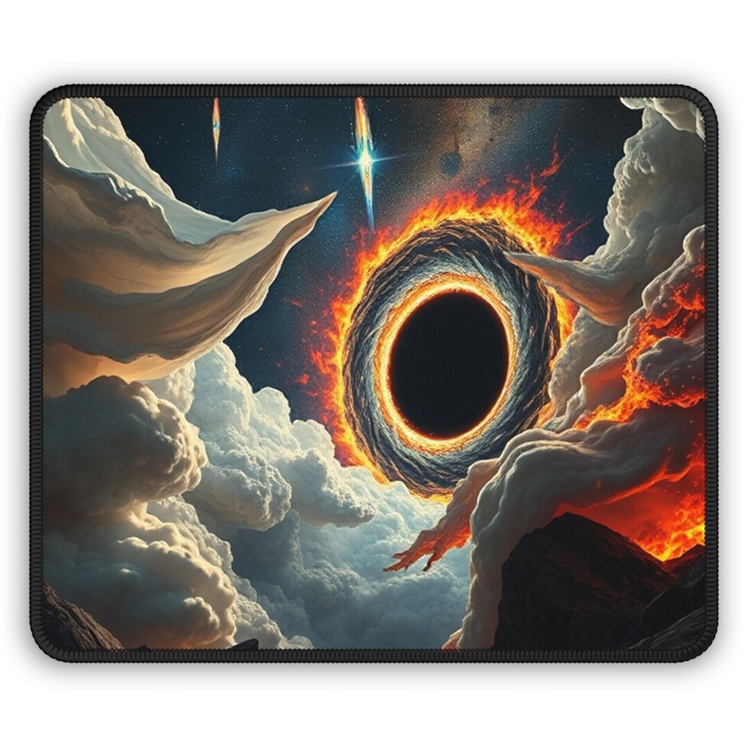 Gaming Mouse Pad Heaven and Hell Vertex Black Hole Portal Gift - Etsy