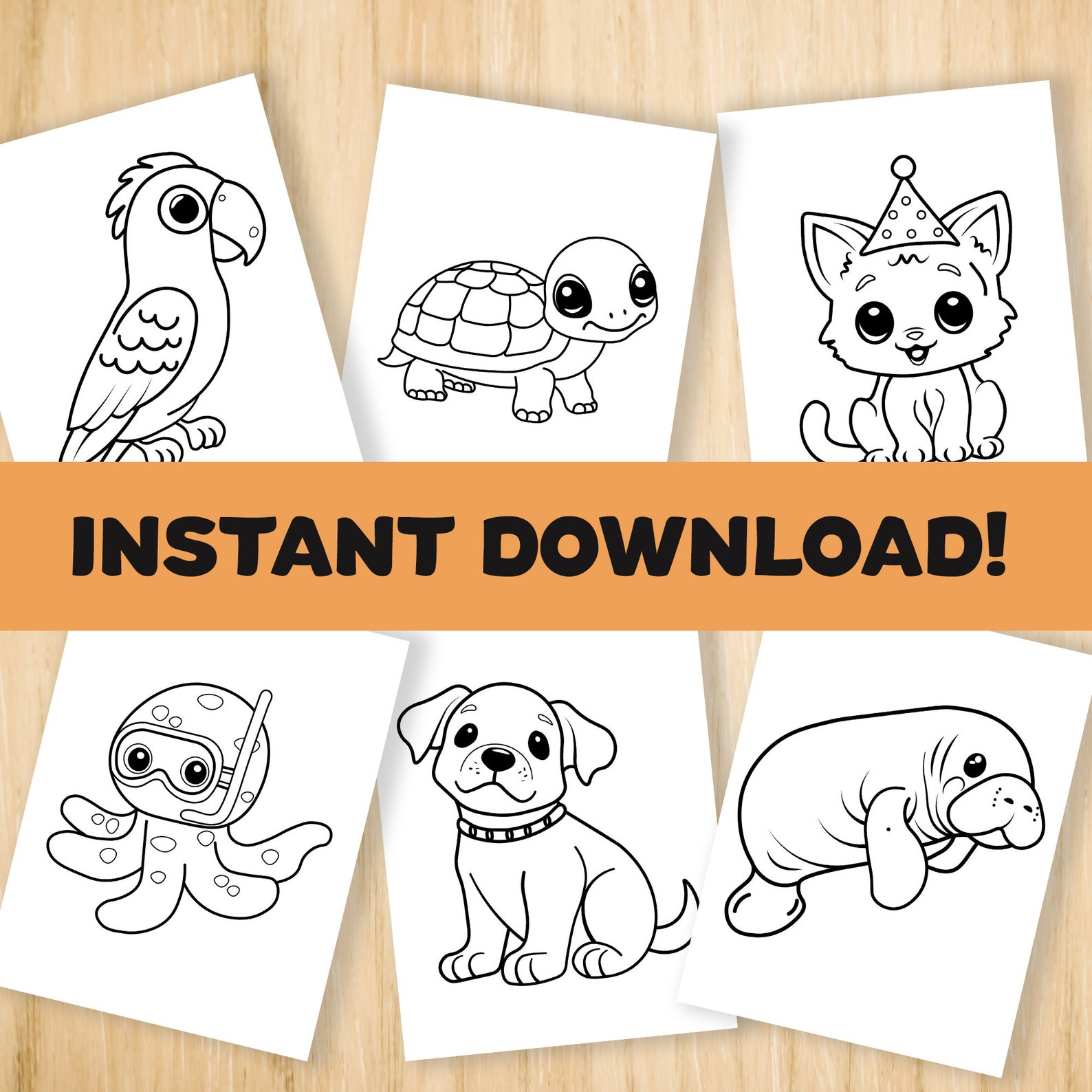 Printable Animal Coloring Pages for Kids | Animals Coloring Sheets ...