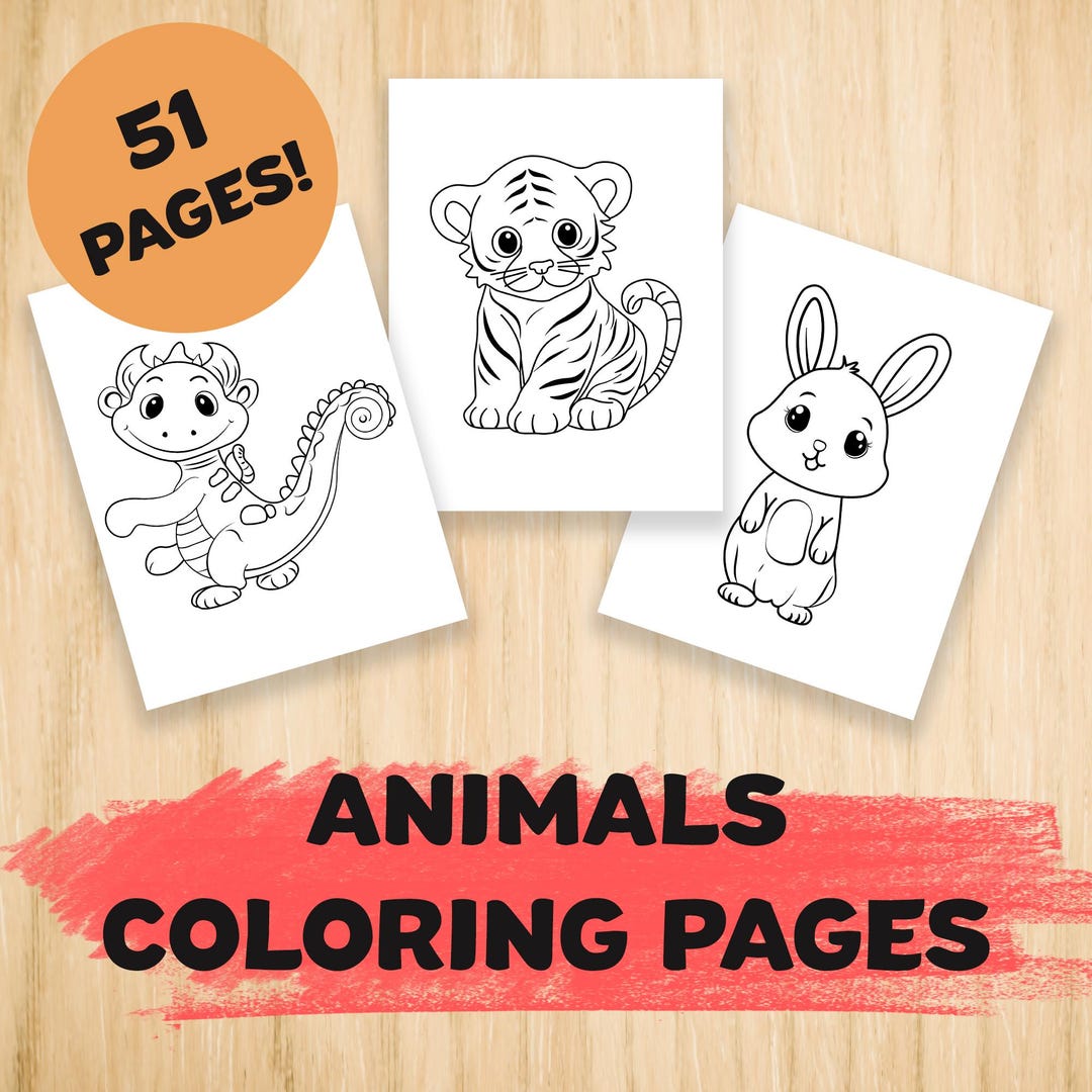 Printable Animal Coloring Pages for Kids | Animals Coloring Sheets ...