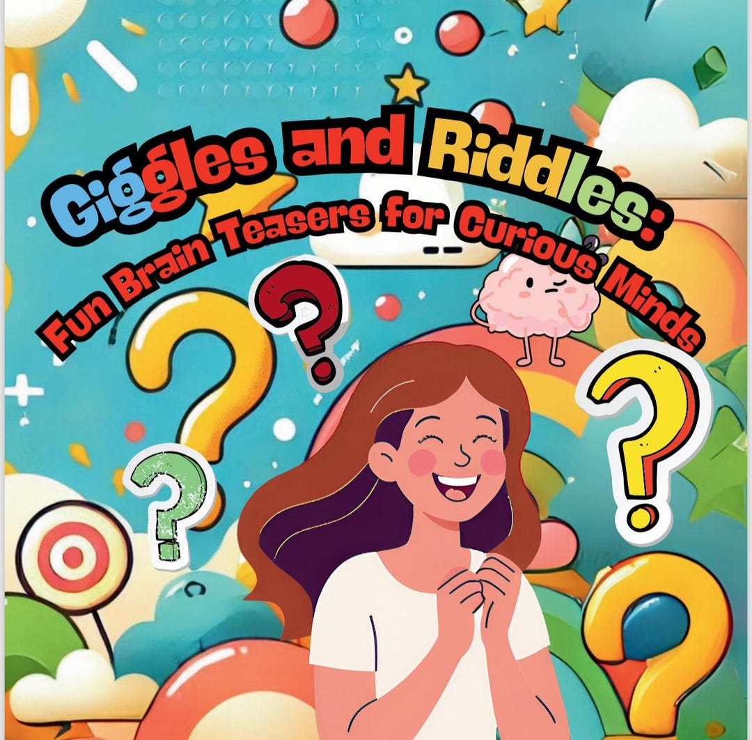 Giggles and Riddles : Fun Brain Teasers for Curious Minds - Etsy
