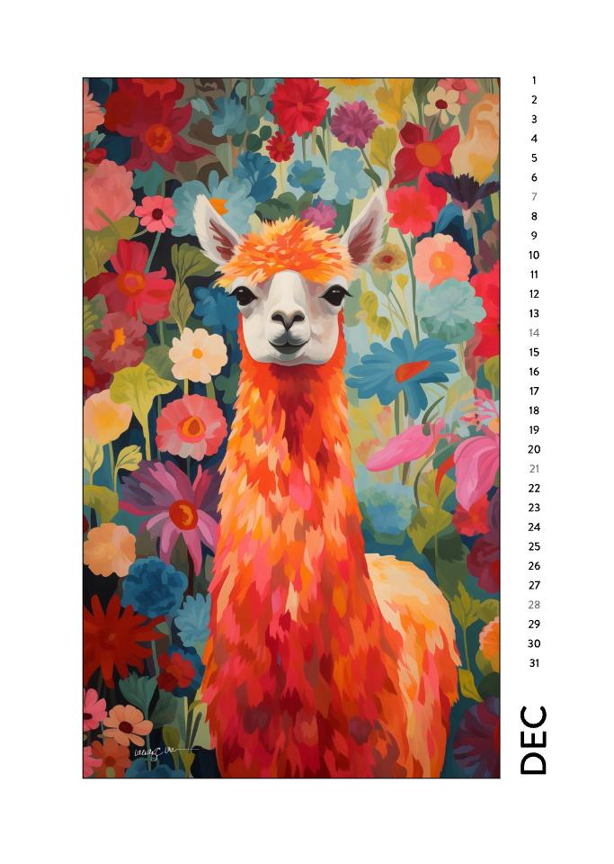 2025 FARM FRIENDS Wall Art Calendar 1st Edition Extra Large Calendar ...