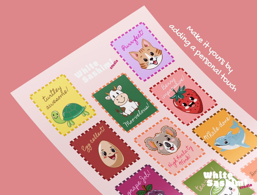 Custom Well Done Stickers | Teacher Reward Stickers | Motivational ...