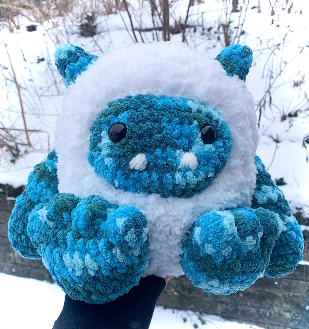 Fuzzy Yeti Crochet Pattern - Etsy
