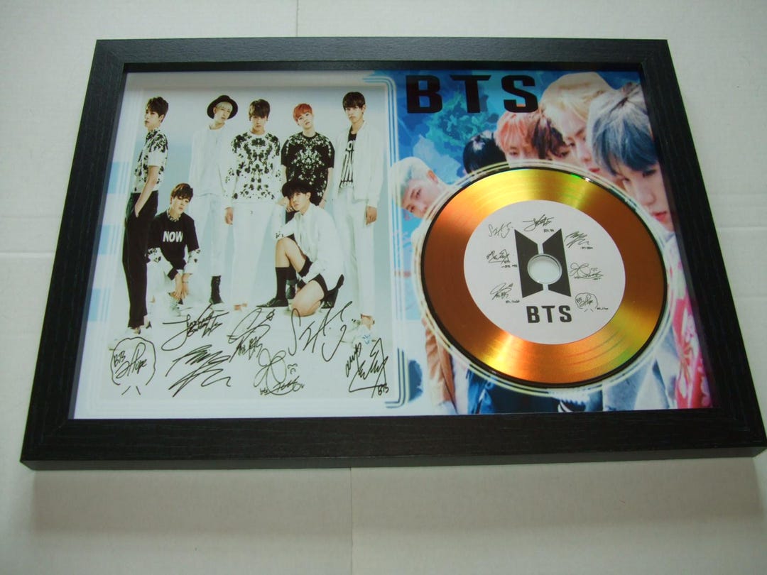 Bts Signed Photo Mount - Etsy