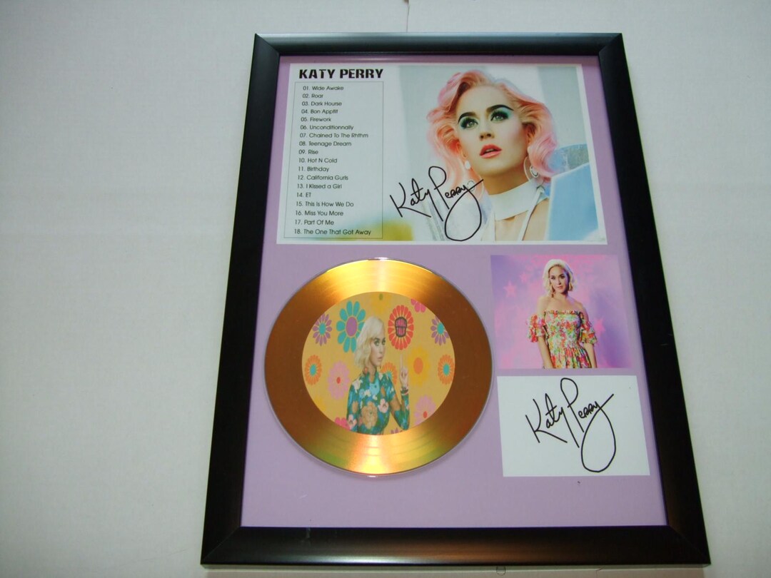 Katy Perry Signed Photo Mount - Etsy
