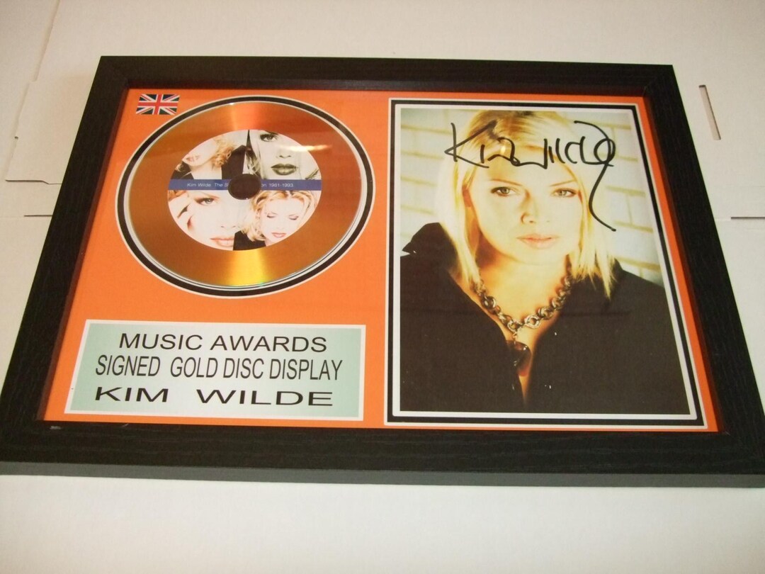 Kim Wild Signed Photo Mount - Etsy