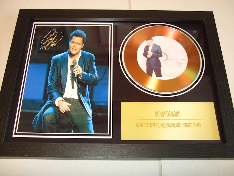 Donny Osmond Signed Photo Mount - Etsy